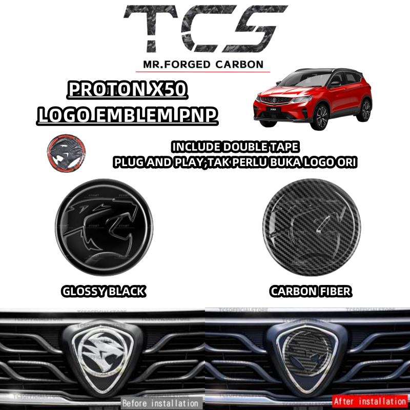 TCS PROTON X50 CAR FRONT LOGO EMBLEM PNP ACCESSORIES | Shopee Malaysia
