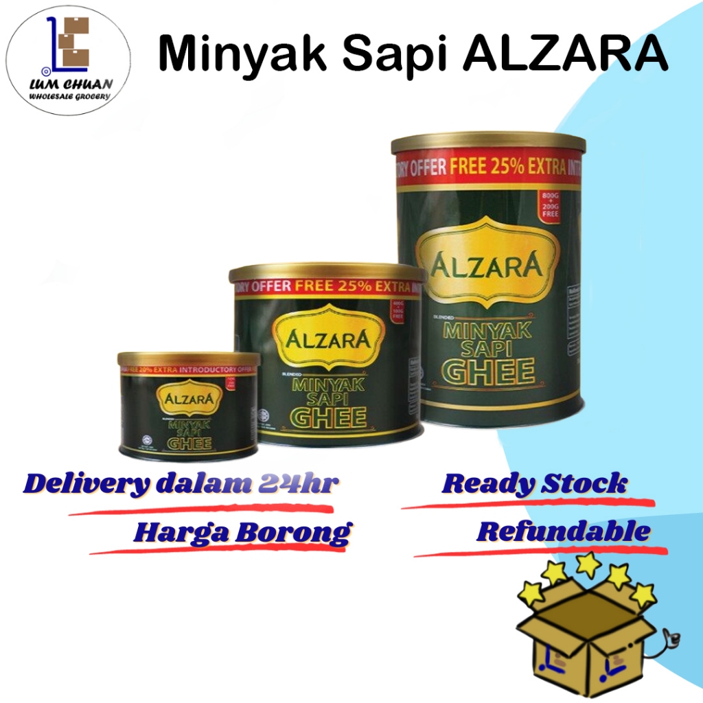 Minyak Sapi/Ghee Blend Alzara (125g/400g/800g) | Shopee Malaysia