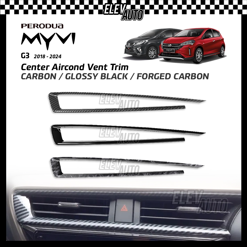 Perodua Myvi G3 Facelift 2018 - 2024 Center Aircond Dashboard Trim ...