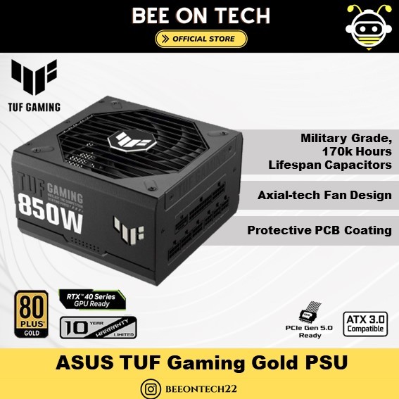 ASUS TUF Gaming 850W Gold Power Supply Unit | Shopee Malaysia