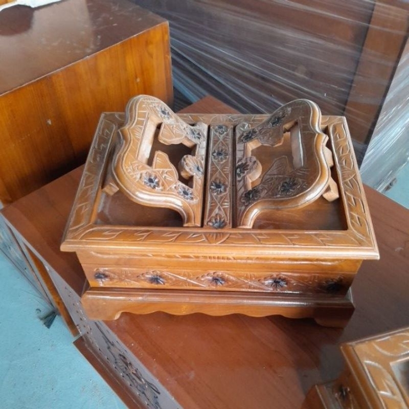 REHAL BOX KAYU JATI/ kayu jati Rehal box | Shopee Malaysia