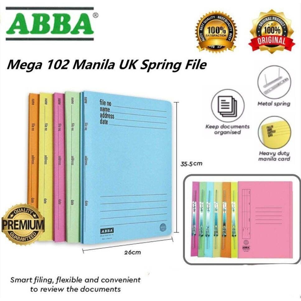 1pcs Abba Mega 350 Manila Flat Spring File Manila File Spring
