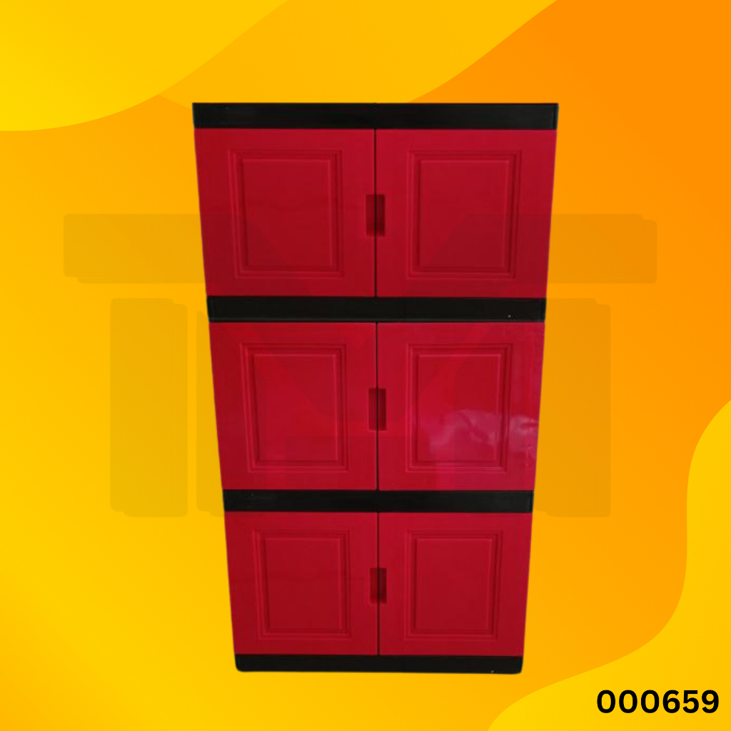 🔥Free Shipping🔥 Storage Cabinet 3 Tier/Plastic Cabinet/ kitchen /Almari ...