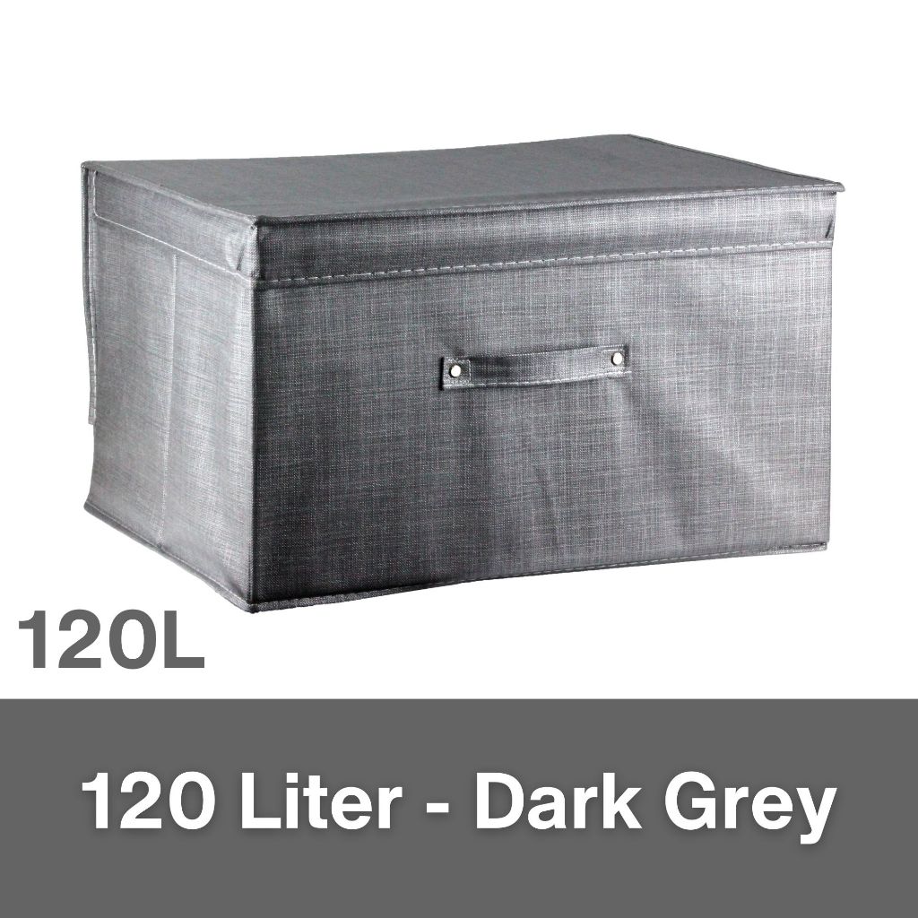 30 / 60 / 72 / 120 Liter Foldable Fabric Storage Box Extra Large House ...