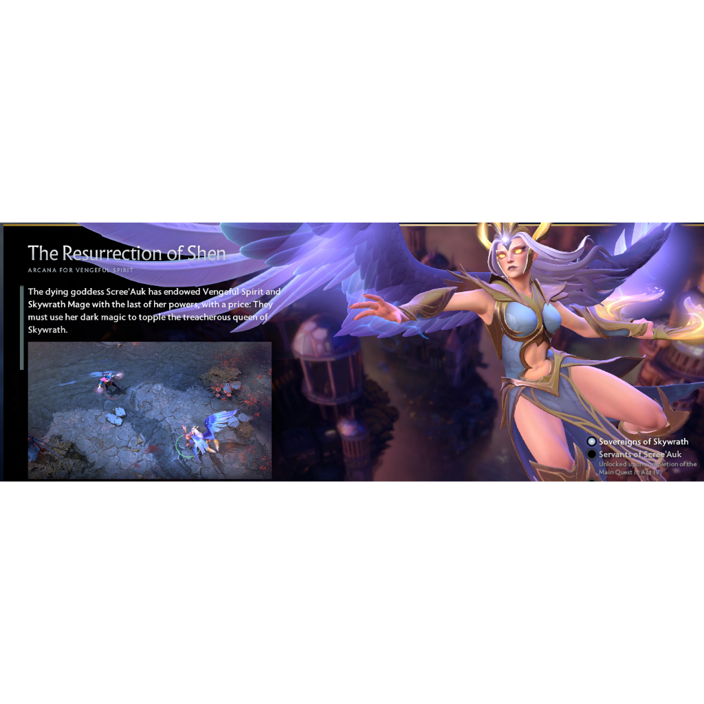 Dota 2 Crownfall Arcana Vengeful Spirit Skywrath Mage Venge Sky [Need friend 30 days] [Dota2 VS ...