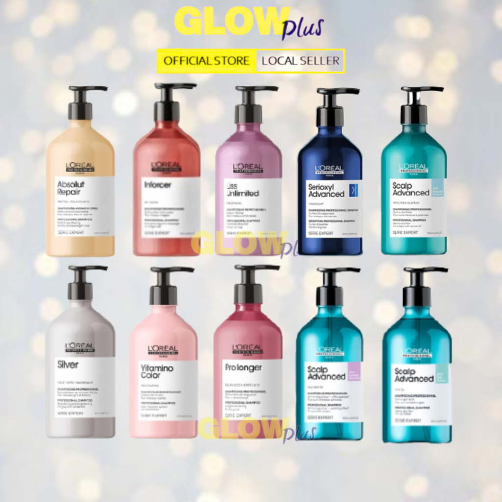 LOREAL Shampoo Inforcer/Absolut Repair/Liss Unlimited/Vitamino/Silver ...