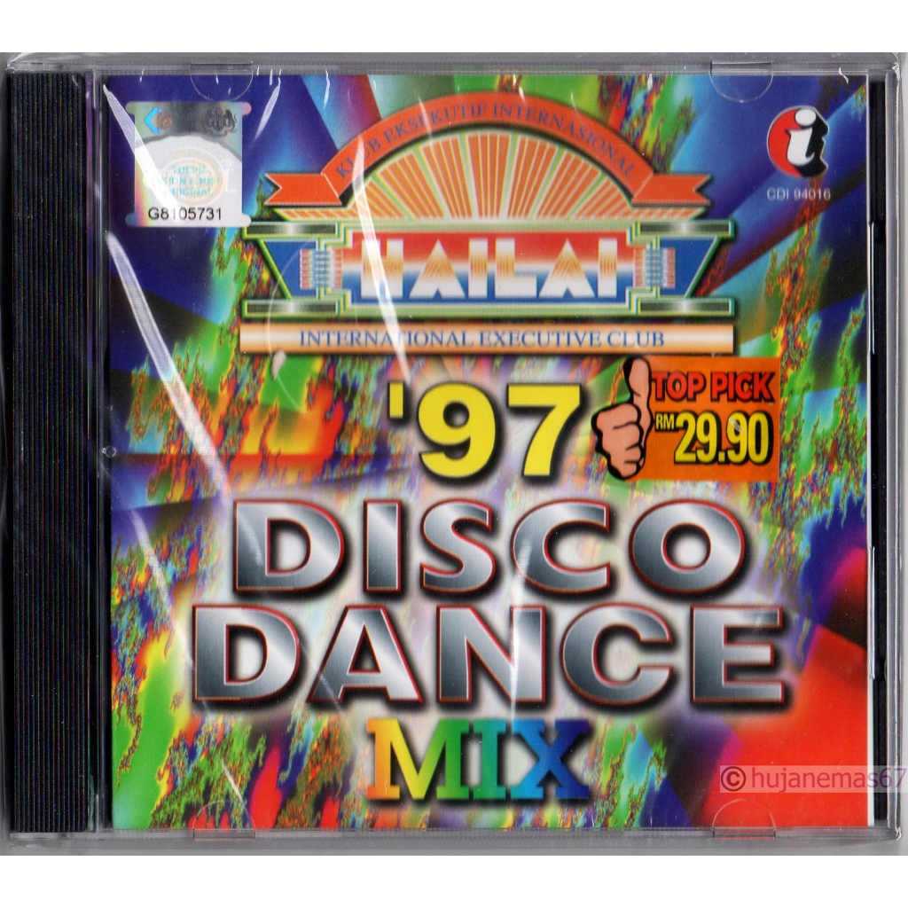 HAILAI 97 DISCO DANCE MIX (Super Lemon Tree) Early Press ORIGINAL CD ...