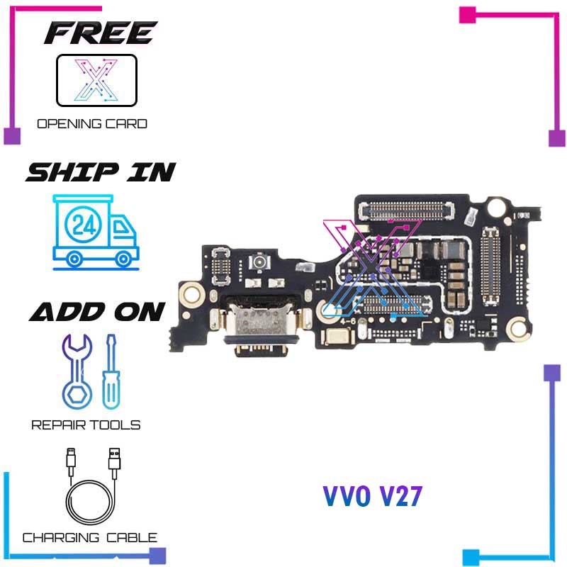 For Vivo V27 Board Charging Plug Board Usb Port Replacement Part ...