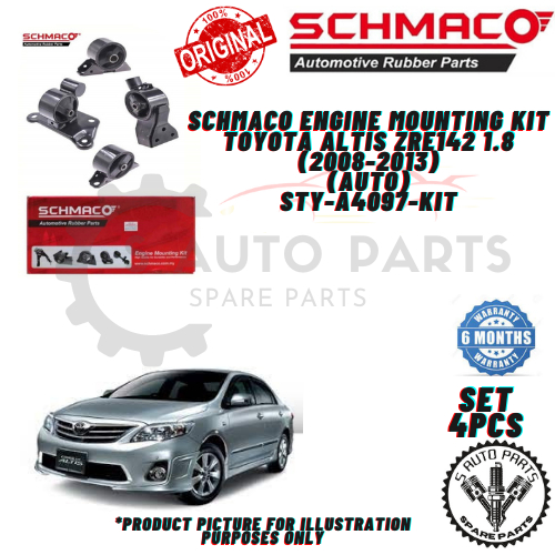 TOYOTA ALTIS ZRE142 1.8 (2008-2013) / ZRE172 (AUTO) SCHMACO ENGINE ...