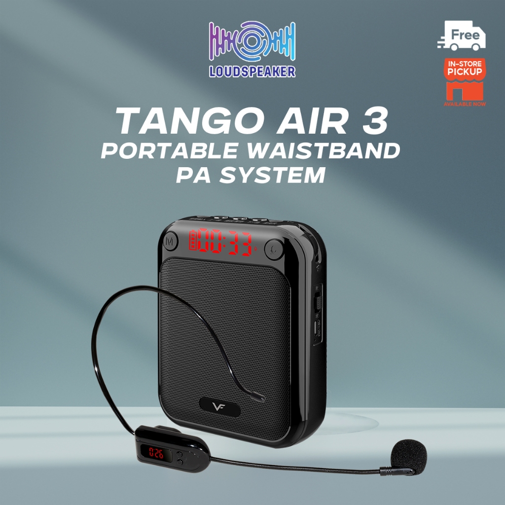 Vinnfier VF Tango Air 3 Portable Waistband PA System Sound Record for ...