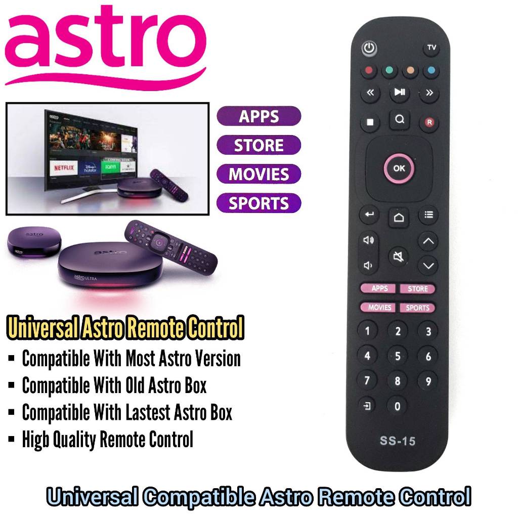 Remote Control Astro Ultra Box | Shopee Malaysia