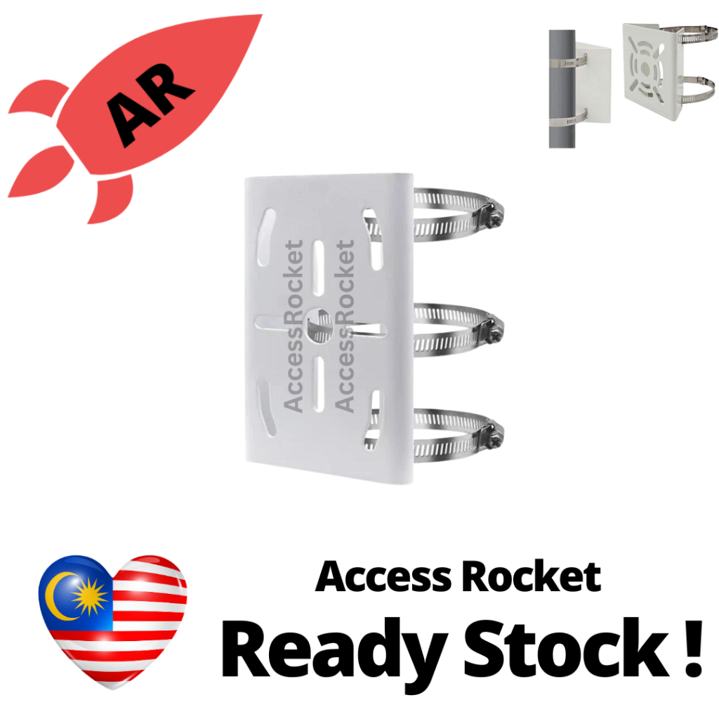 Outside CCTV Camera Iron Hoop Bracket Video Surveillance Pole Mounting ...