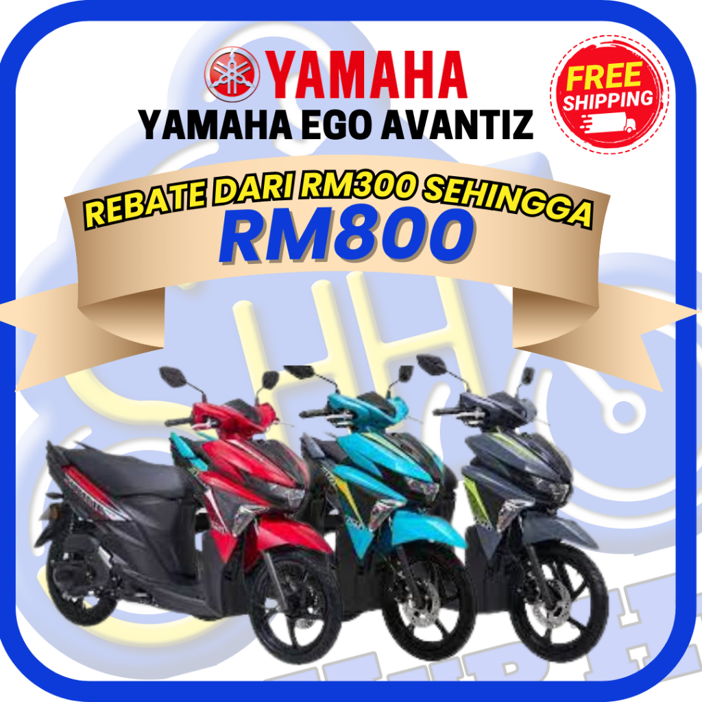 YAMAHA EGO AVANTIZ (UNREGISTER) 125 SCOOTER AUTOMATIC MOTORCYCLE ...