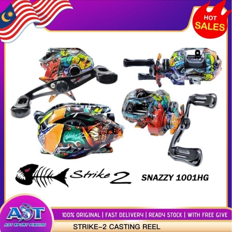 STRIKE-2 SNAZZY 1000HG CASTING REEL STRIKE-2 REEL | Shopee Malaysia
