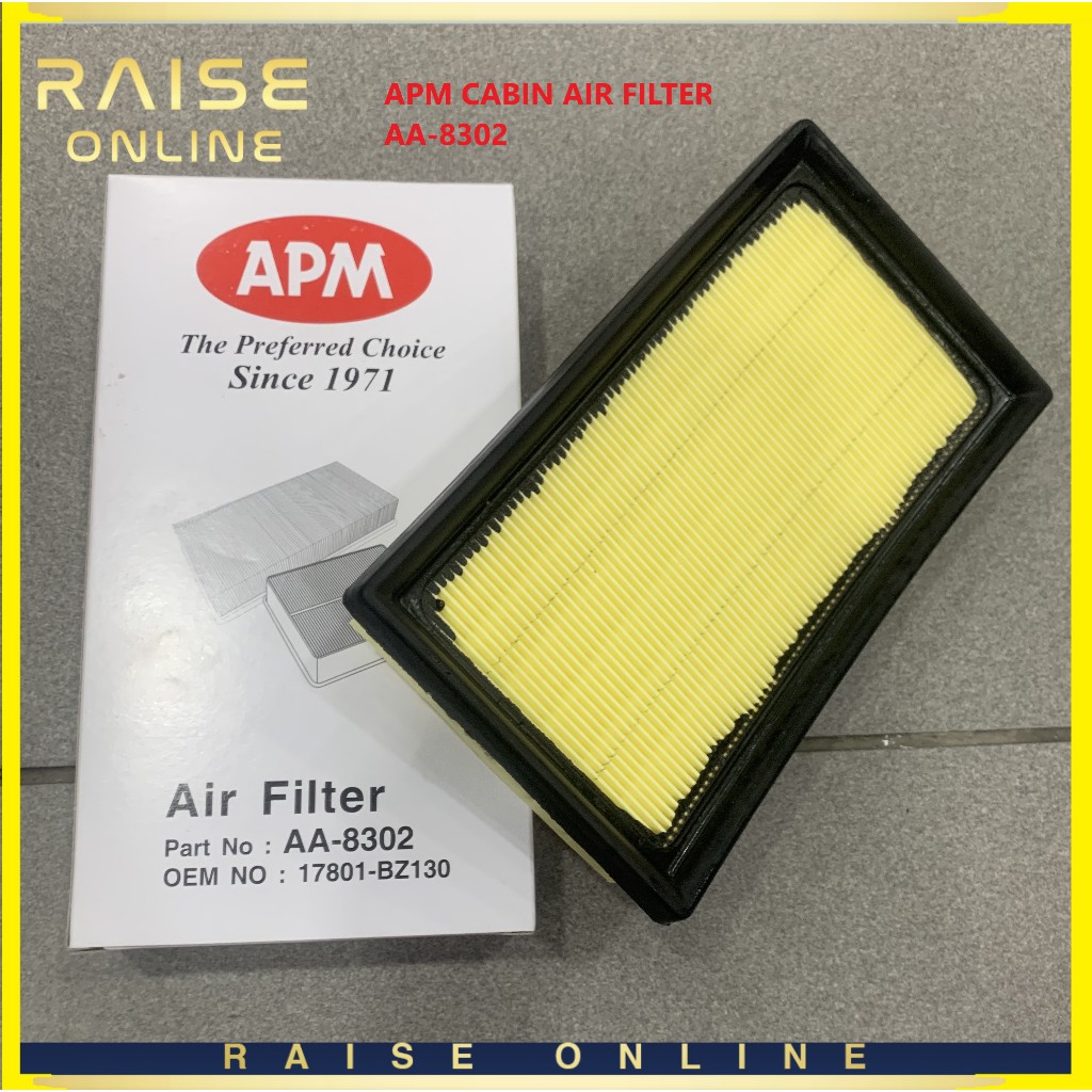 (100% ORIGINAL) APM CABIN AIR FILTER AA-8302 BEZZA 1.3 D63 | Shopee ...