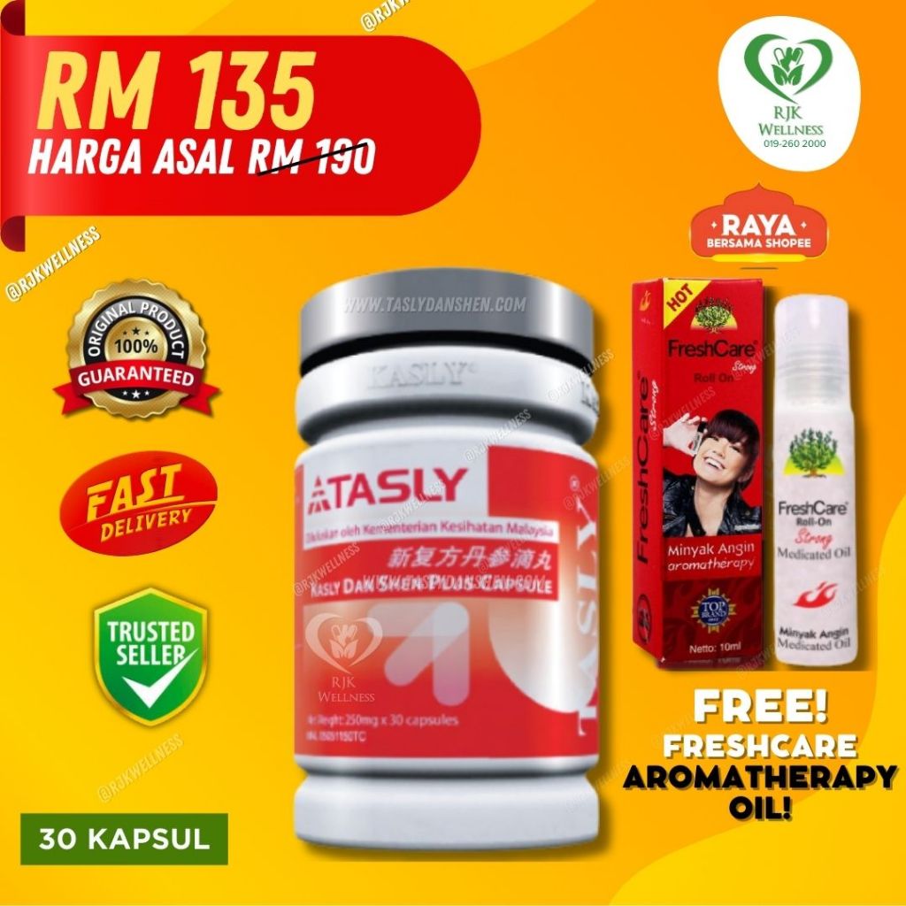 FAST SHIPPING Tasly Kapsul Danshen Plus Expiry 2027 | Shopee Malaysia