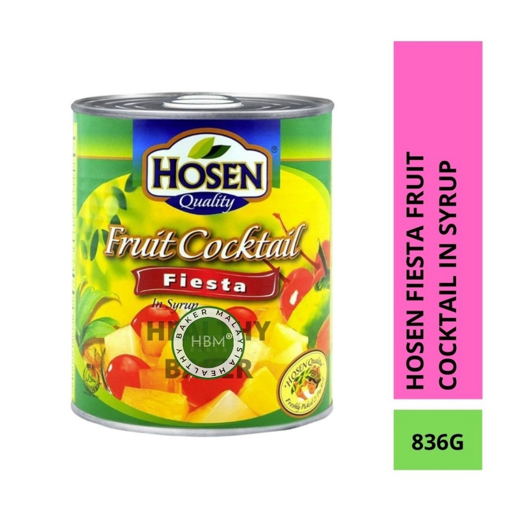 HOSEN FIESTA FRUIT COCKTAIL IN SYRUP 836GM / HALAL / SALAD / FLOAT ...
