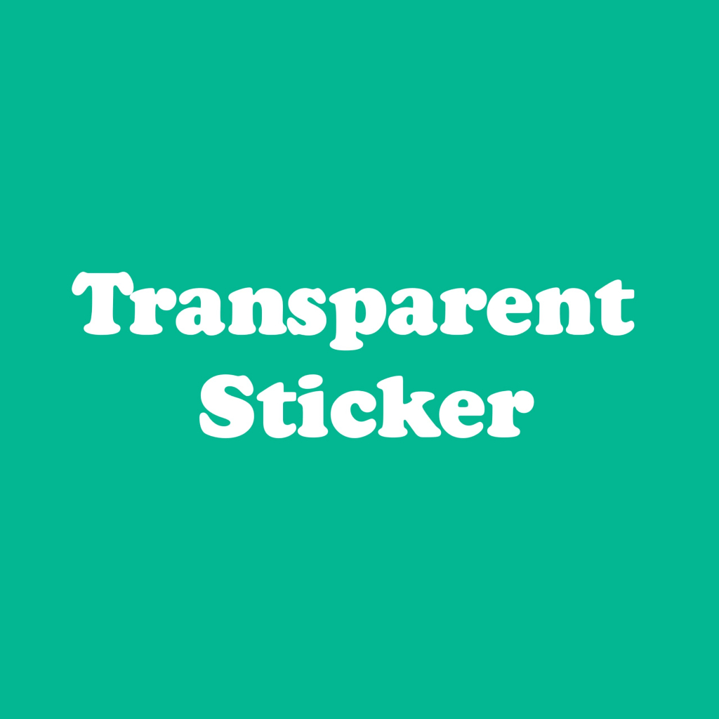 [ 3 cm - 6 cm] Transparent Custom Print Sticker/ Label Sticker/ Sealing ...