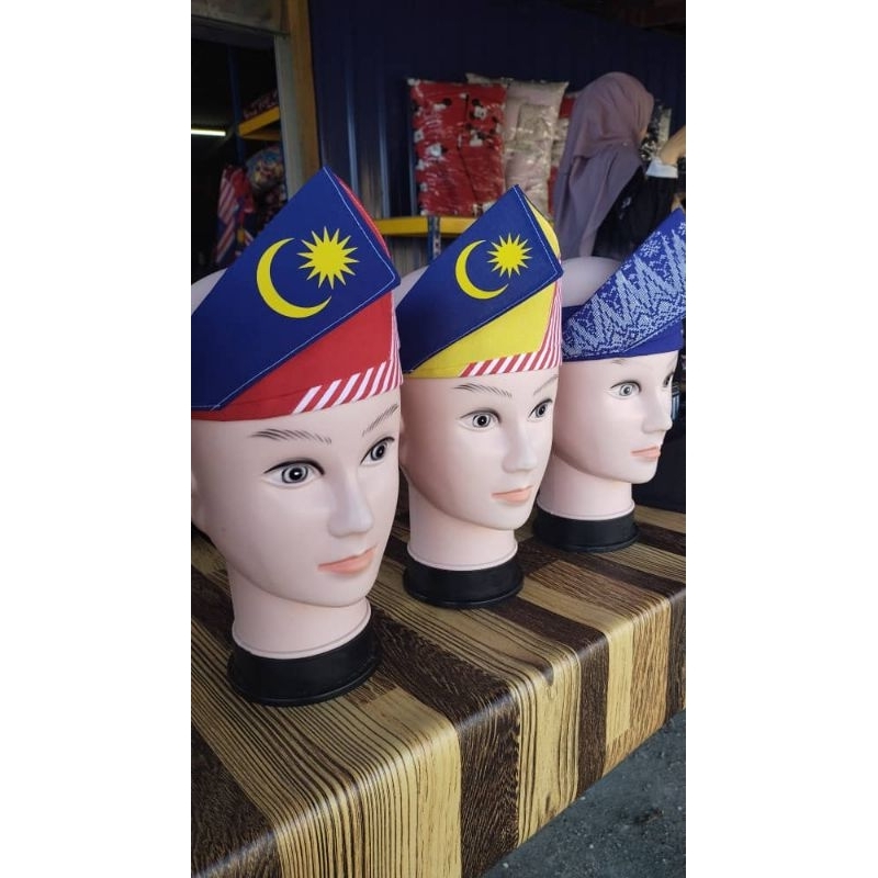 READY STOCK Tanjak Tengkolok songket raya merdeka replika keris merdeka ...