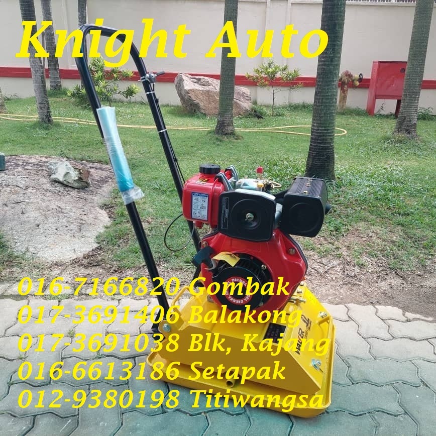 WALKER Plate Compactor WC-80 with Launtop 4hp Diesel Engine LA170 C003 | Shopee Malaysia