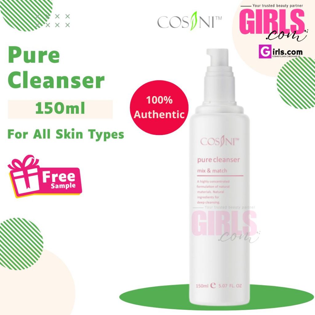 Girls.com New Formula Cosini Mix & Match Pure Cleanser 150ml [For All ...