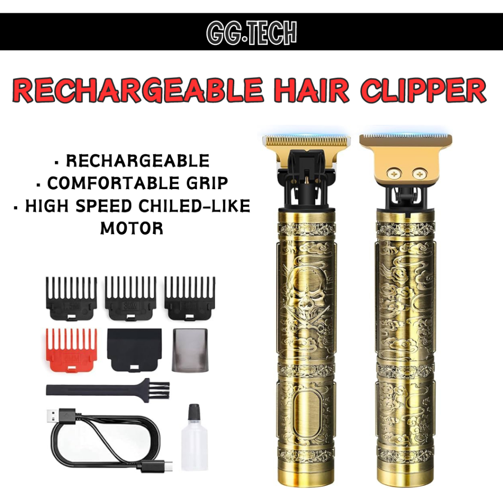 Hair Clipper Rechargeable Trimmer Men Beard Cutting Machine Cutter ...