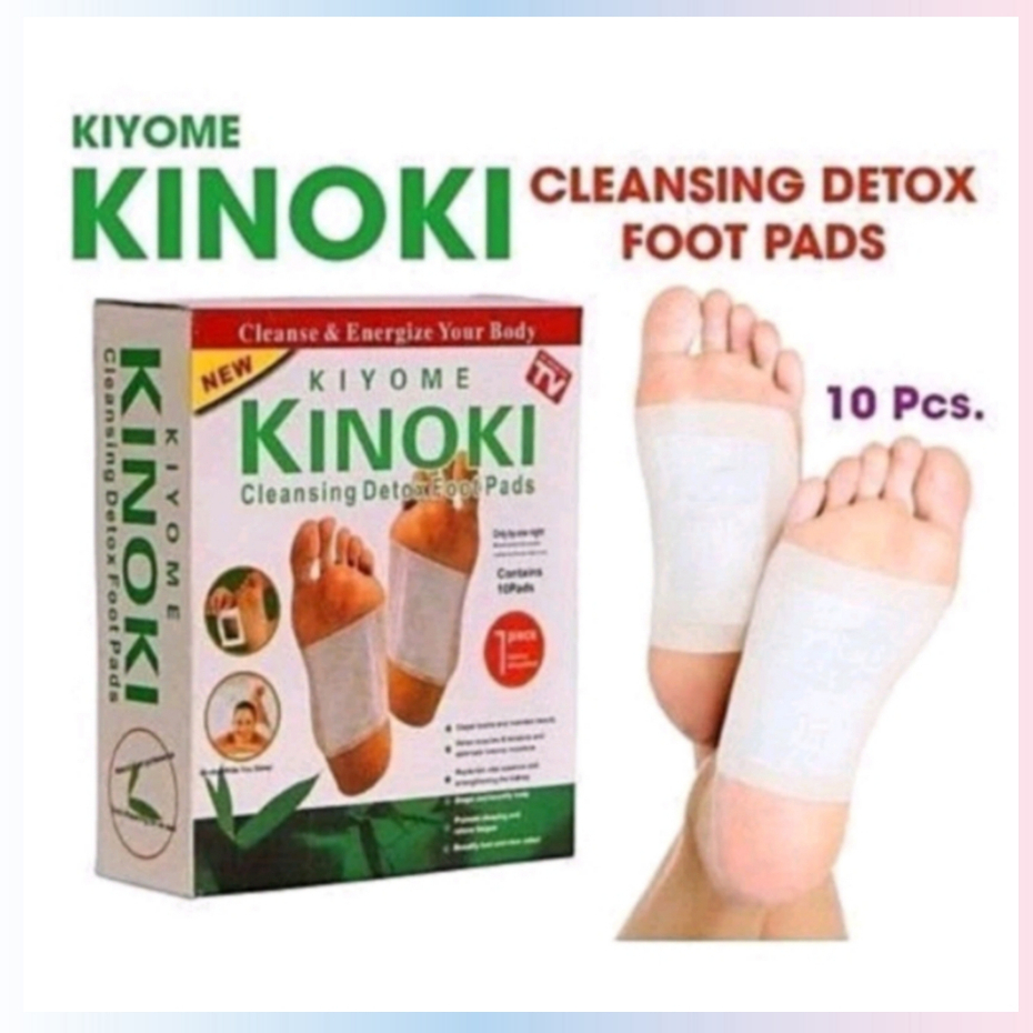 KINOKI FOOT PADS PATCHES (1BOX) 10PCS TOXIN DETOX FOOT PADS | Shopee ...