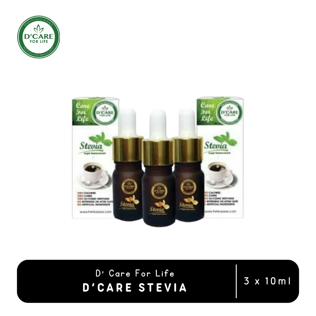 D' Care For Life | Stevia Natural Sweetener | Triple Pack | Shopee Malaysia