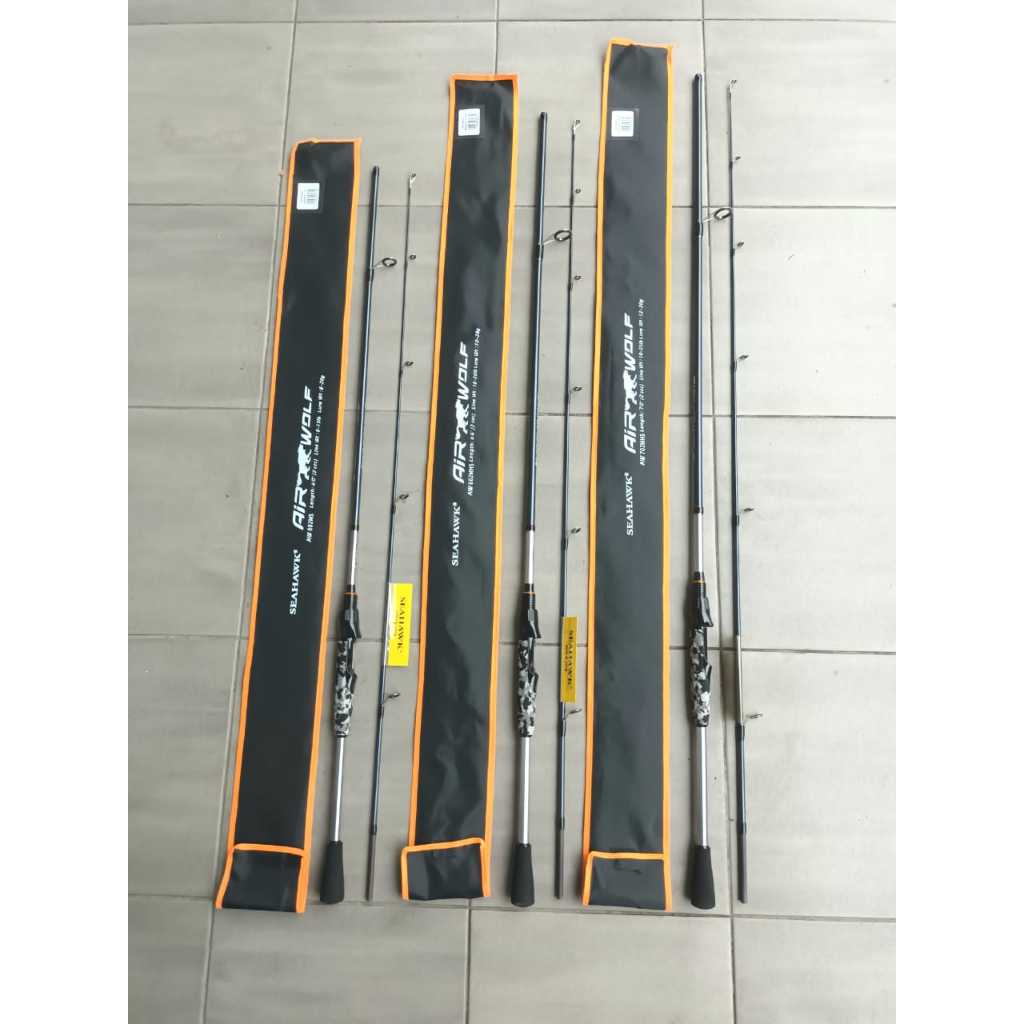 SEAHAWK AIR WOLF FISHING SPINNING/BAITCASTING(BC) ROD | Shopee Malaysia