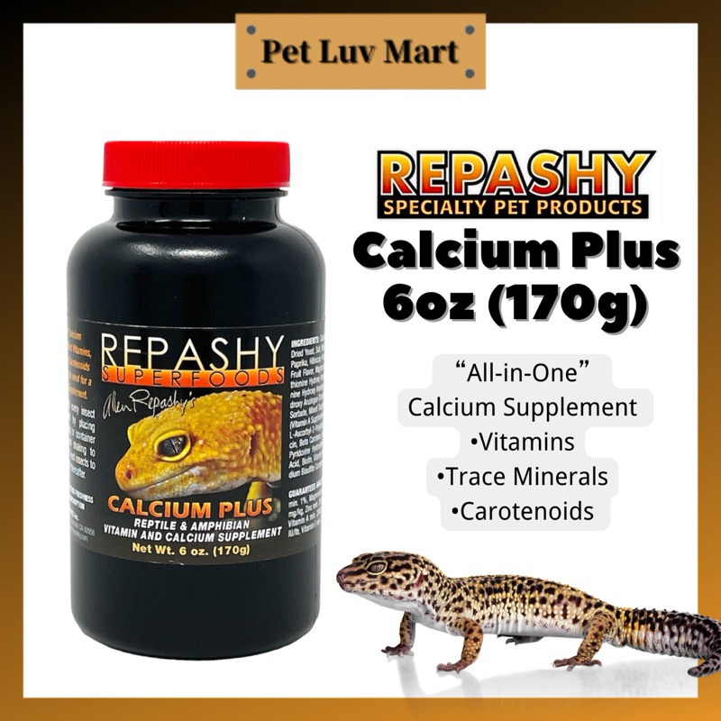REPASHY Superfoods Calcium Plus Gecko Reptile Supplement 守宫 爬虫 钙粉维他命 ...