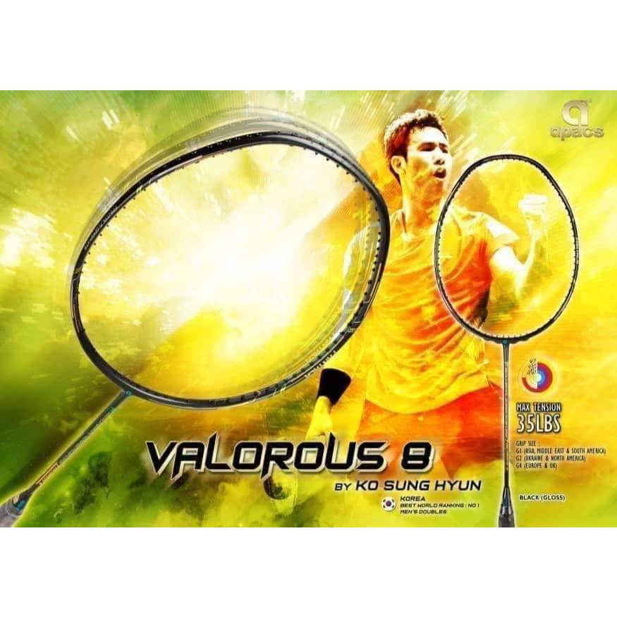 APACS VALAROUS 8 (Frame Only) FREE STRING LOGO PRINTING & FREE 1x FELET ...