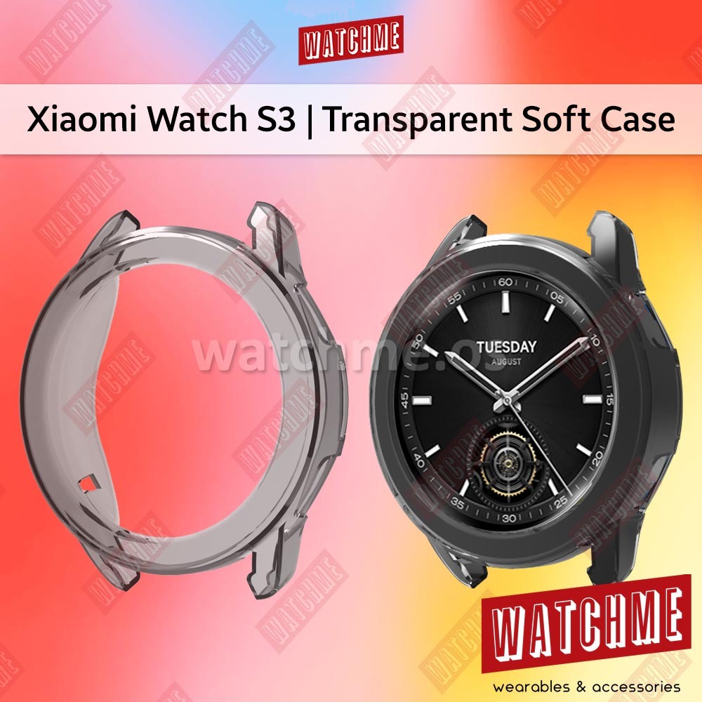 Xiaomi Watch S3 Soft Case, Transparent Color Casing, Smart Watch Body ...