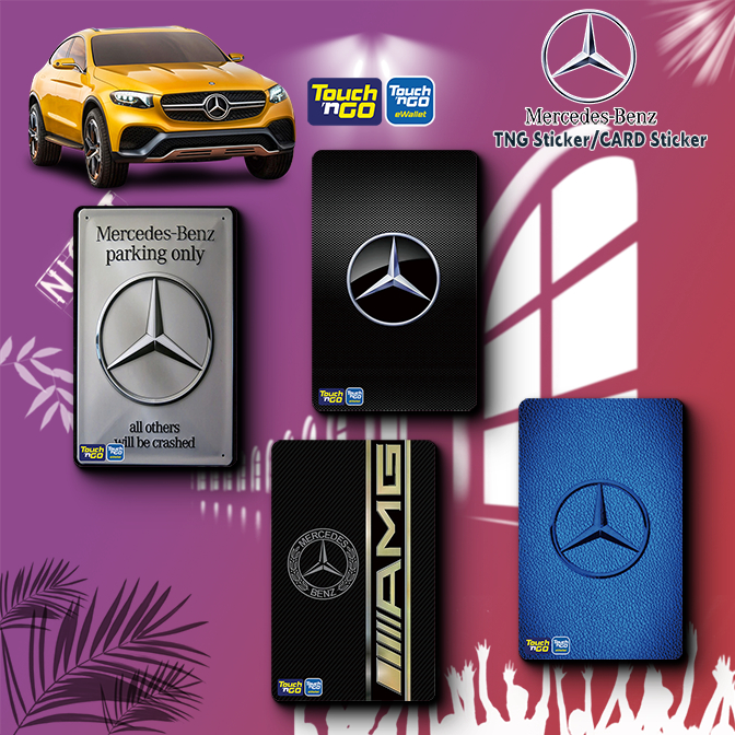 Mercedes-Benz TNG Pelekat - Tng Touch N Go/Bank kad pelekat pelindung ...
