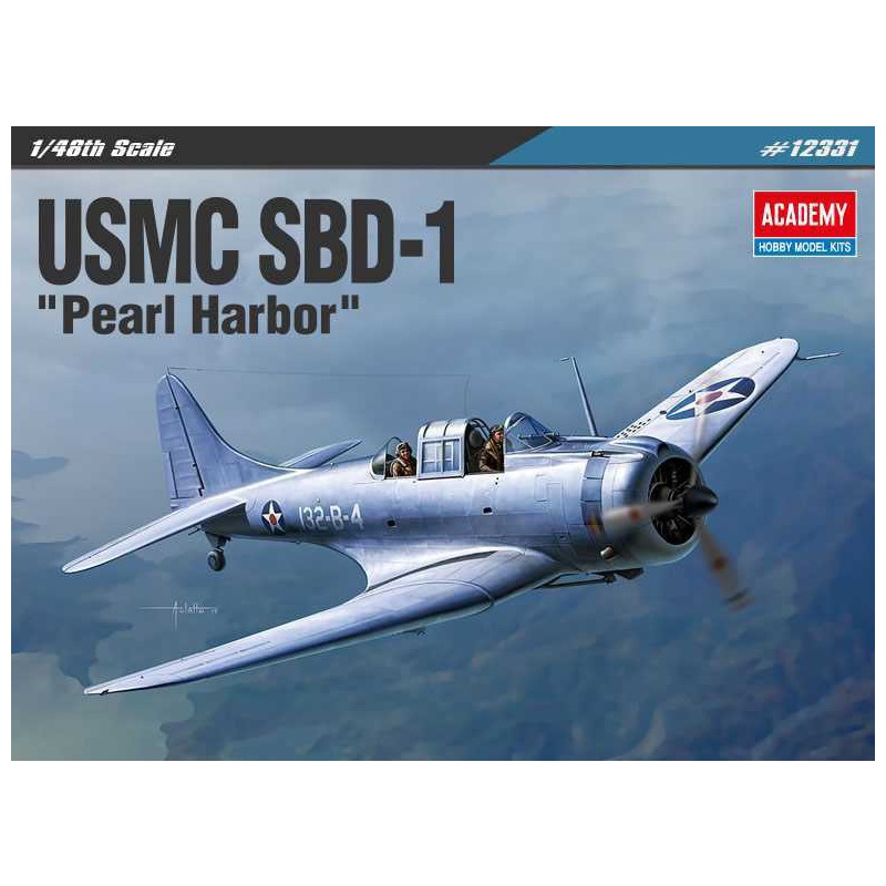 Academy USMC SBD-1 "Pearl Harbor" Academy | No. 12331 | 1/48 | Shopee ...