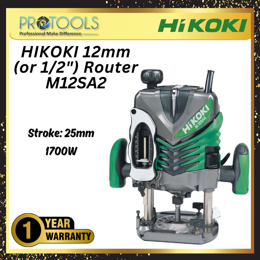 HITACHI M12SA2 ROUTER TRIMMER 1700W LAMINATE M 12 SA2 M12 SA2 | Shopee ...