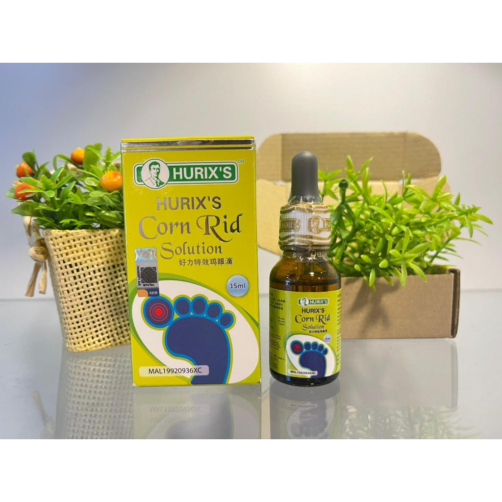 HURIX'S PENYELESAIAN KHAS KETUAT 好力特效鸡眼滴HURIX'S CORN RID SOLUTION RM25 ...