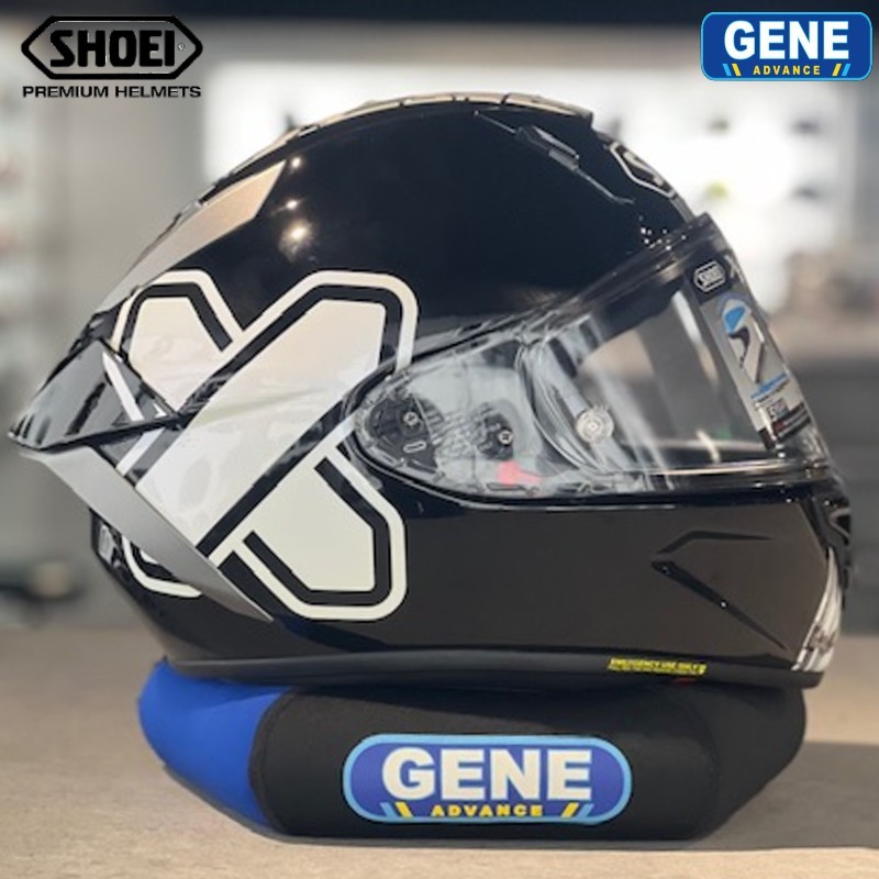 SHOEI X Fifteen ( X-15 ) Cross Logo TC 5 Black White Top Performance ...