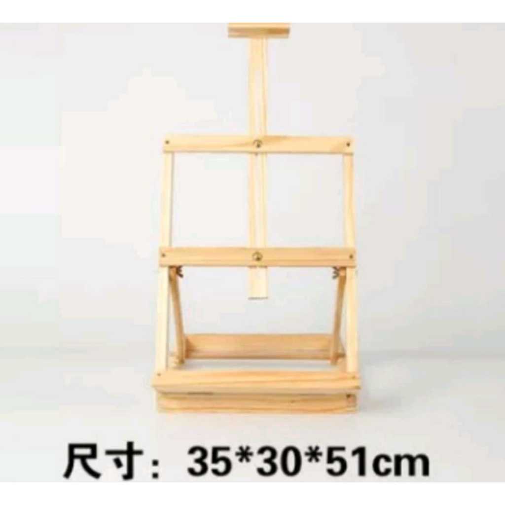 BB3488 ADJUSTABLE TABLETOP WOODEN EASELS STAND | Shopee Malaysia