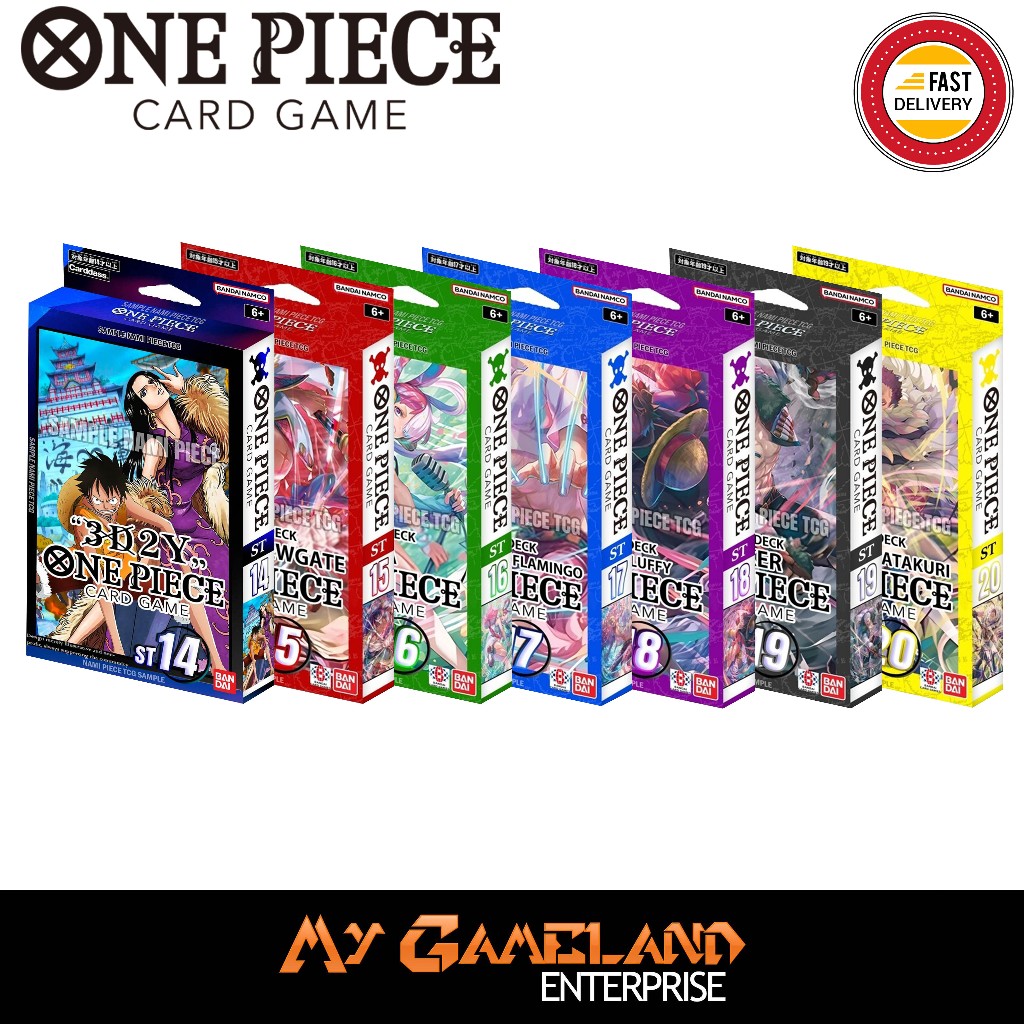 One Piece TCG Starter Deck ST14 | ST15 | ST16 | ST17 | ST18 | ST19 | ST20 (BRAND NEW) | Shopee ...