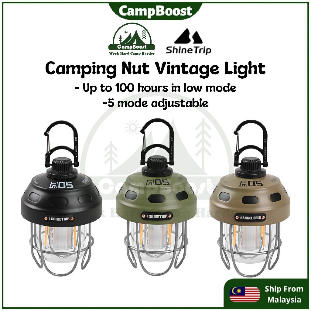 CampBoost SHINETRIP Camping Light Nut Vintage Led Light Strip Led Light ...