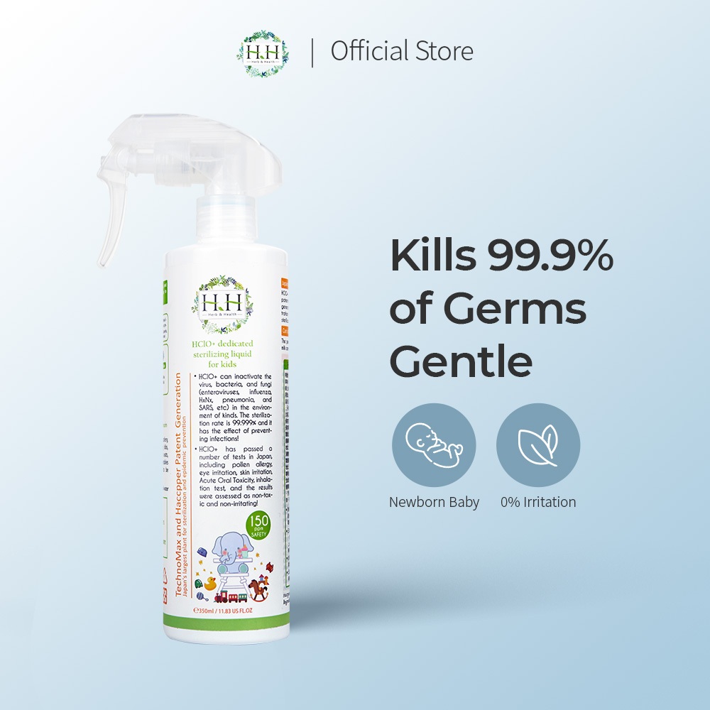 HH HCLO+ Sterilizing Liquid (150ppm) Non Alcohol Multi Purpose Cleaner ...