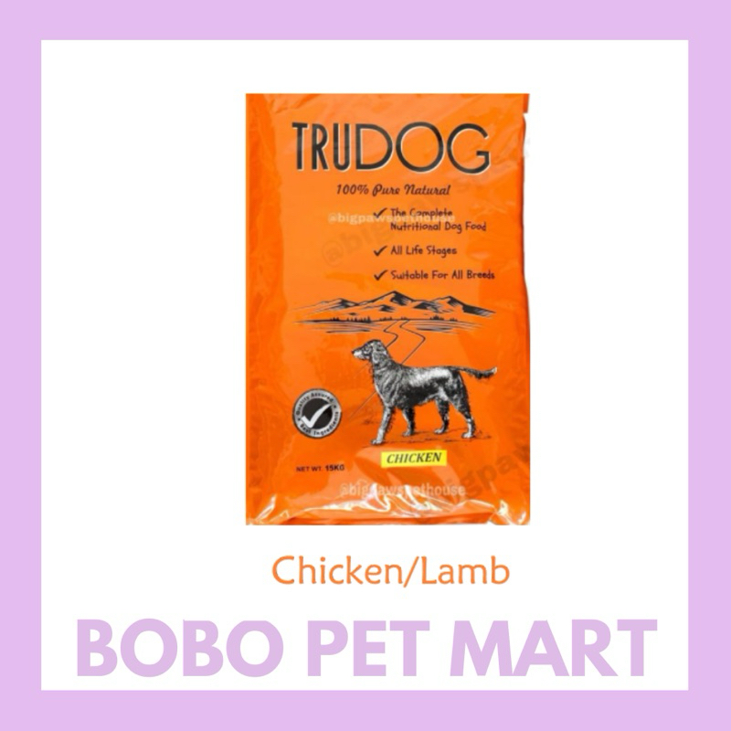 Trudog Dog Food - Lamb / Chicken / Salmon (13.5kg) | Shopee Malaysia