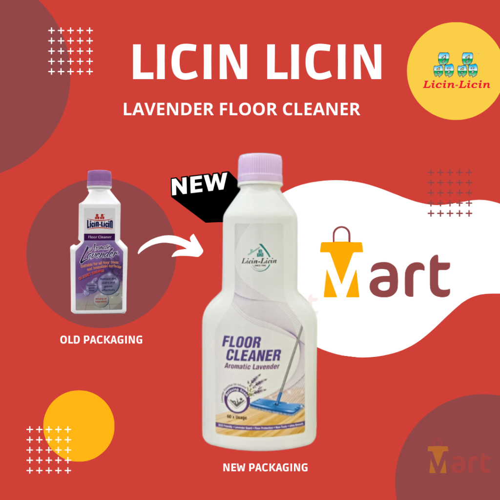 Mart.com 晶晶薰衣草抹地水 Licin Licin Lavender Floor Cleaner / Pencuci Lantai ...