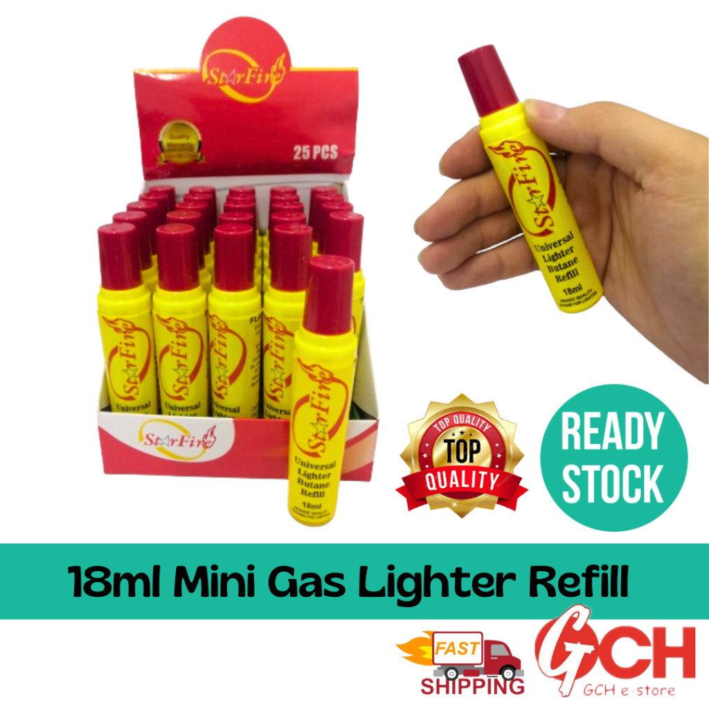 🔥Universal Gas Lighter Refill 18ml / Starfire Universal Gas Lighter ...