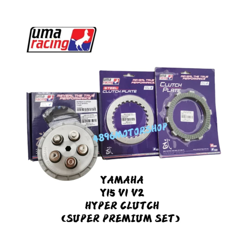 UMA RACING PREMIUM SET RACING HYPER CLUTCH SET YAMAHA Y15 Y15ZR V1 V2 ...