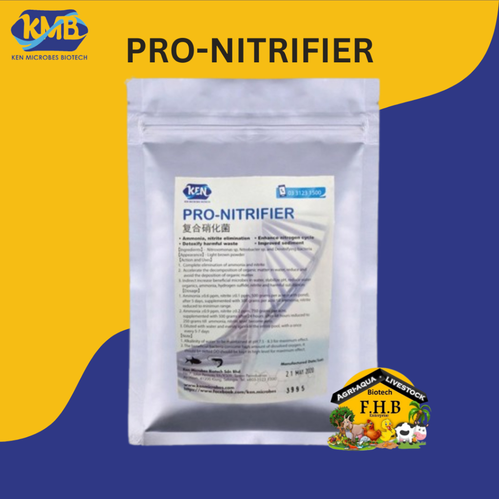 KenMicrobes Pro-Nitrifier 1kg Nitrifying Denitrifying Bacteria Reduced ...