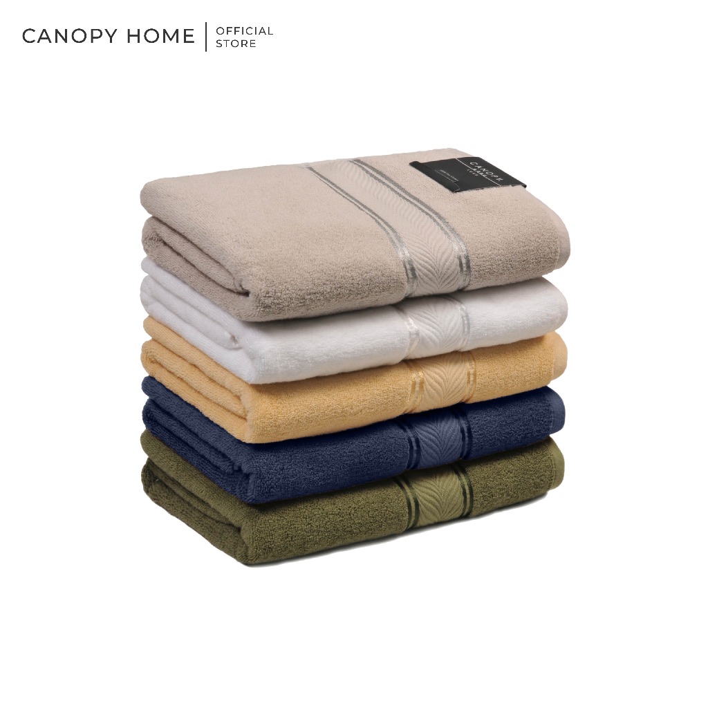 Canopy Luxe 522 Bath Towel 100% USA Cotton (70x140cm)(550g) | Shopee ...