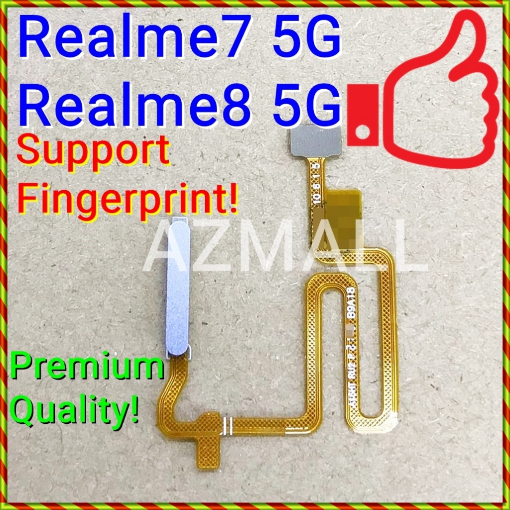 (Support Fingerprint) NEW ORI On /Off Power Button Flex Ribbon for ...