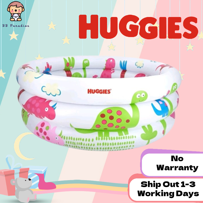 Huggies Kids Inflatable Pool - Colour /Design Random | Shopee Malaysia