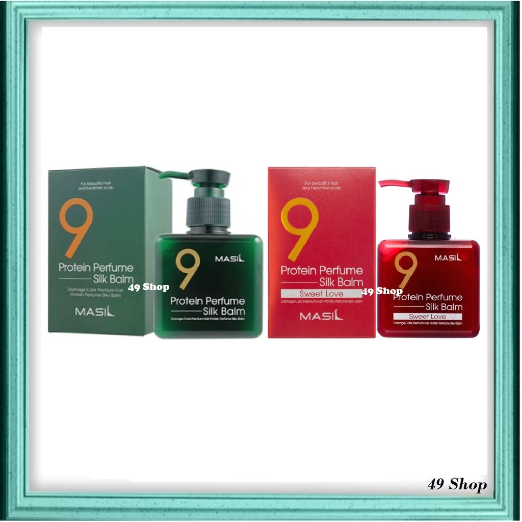 [Ready Stock] Masil 9 Protein Perfume Silk Balm/ - Sweet Love 肽精油香氛护发精华 180ml | Shopee Malaysia